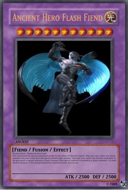 Ancient HERO Flash Fiend | Yu-Gi-Oh Card Maker Wiki | Fandom