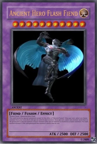 Ancient HERO Flash Fiend | Yu-Gi-Oh Card Maker Wiki | Fandom
