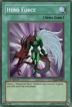 Hero Force | Yu-Gi-Oh Card Maker Wiki | Fandom