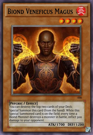 Biond Veneficus Magus | Yu-Gi-Oh Card Maker Wiki | Fandom