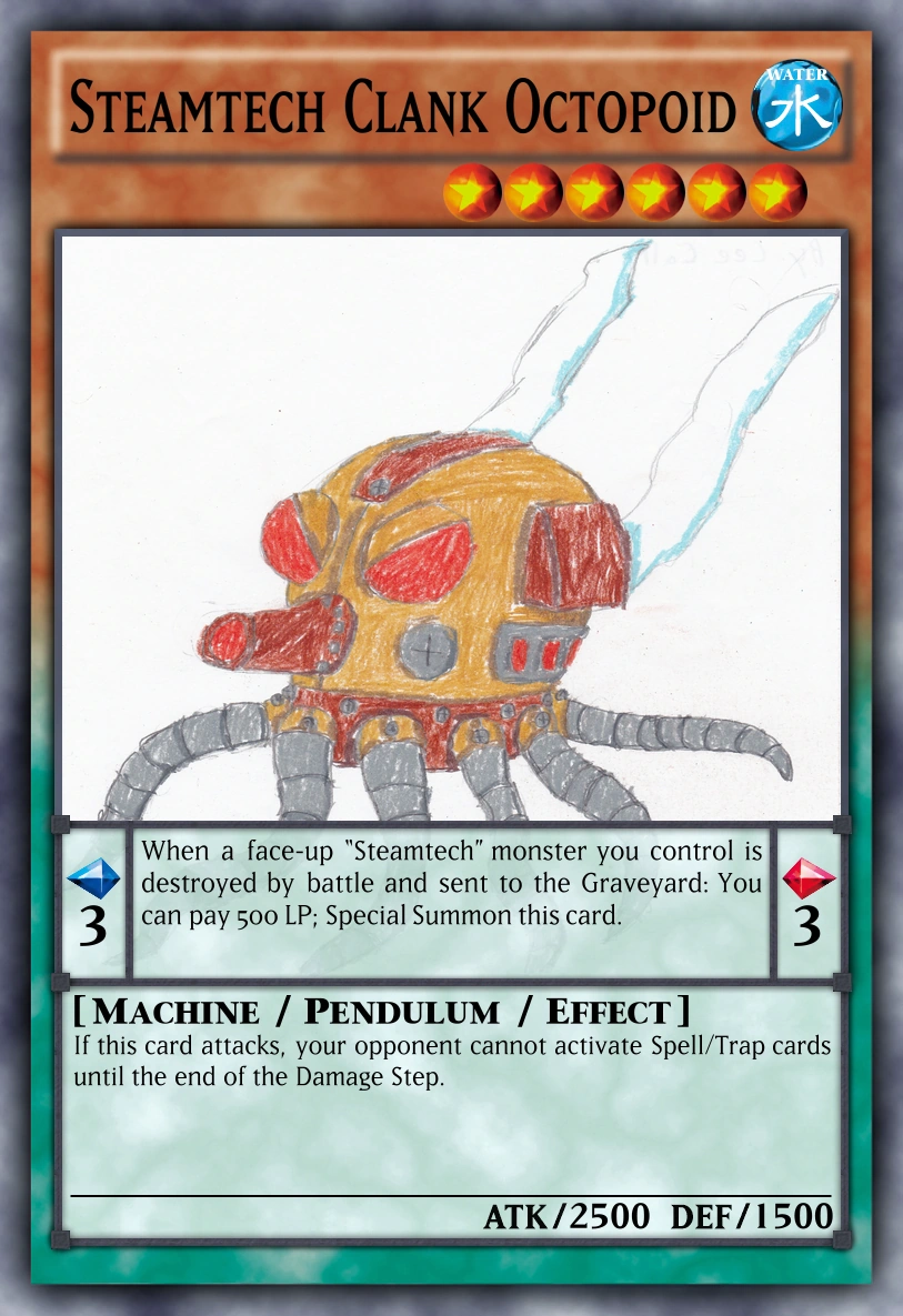 Steamtech Clank Octopoid | Yu-Gi-Oh Card Maker Wiki | Fandom