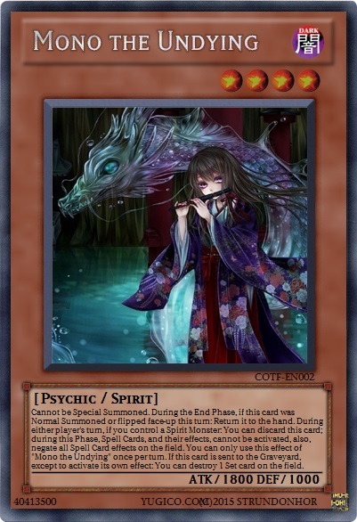 Mono The Undying Yu Gi Oh Card Maker Wiki Fandom
