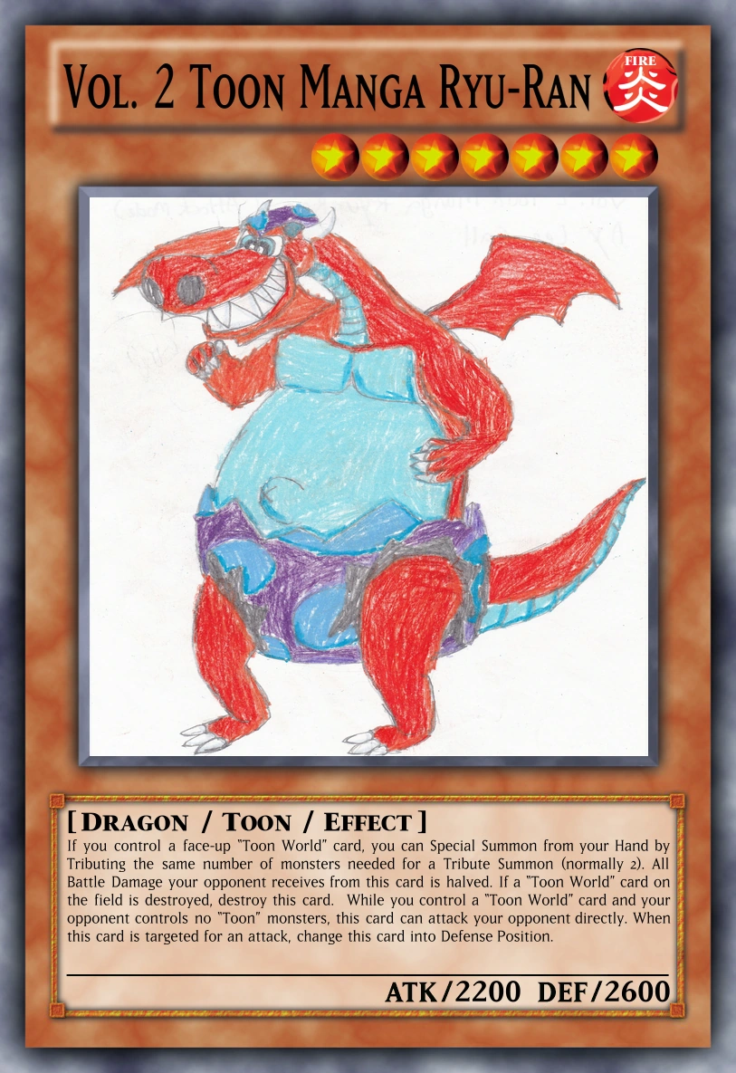 Vol. 2 Toon Manga Ryu-Ran | Yu-Gi-Oh Card Maker Wiki | Fandom