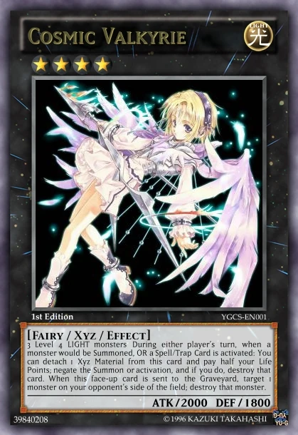 Cosmic Valkyrie | Yu-Gi-Oh Card Maker Wiki | Fandom