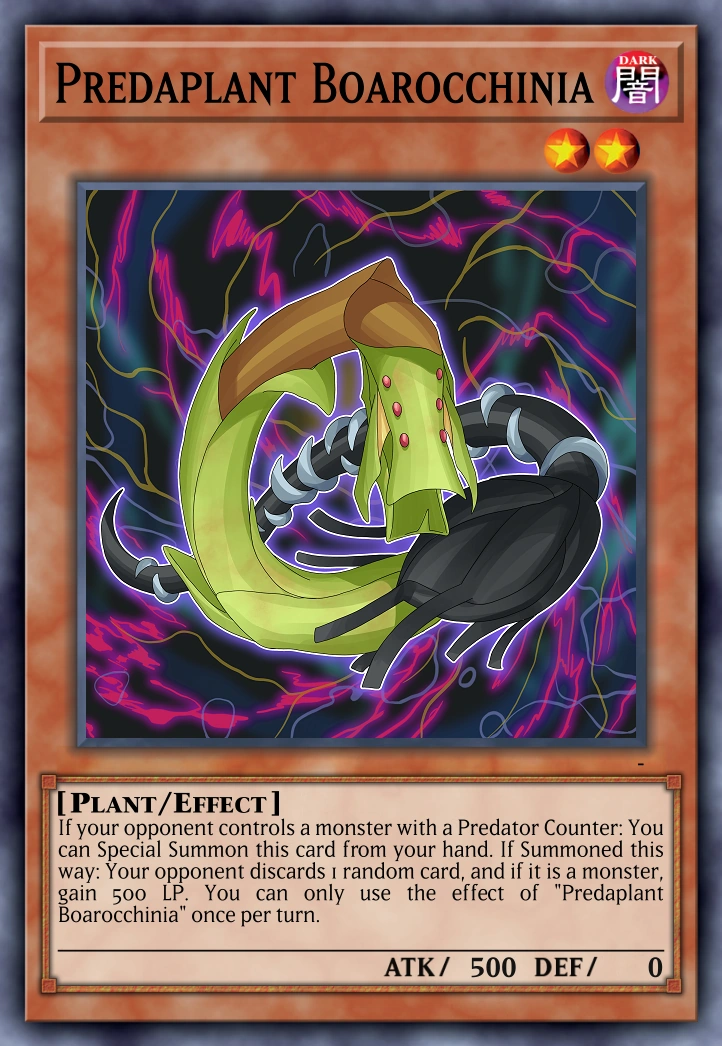 Predaplant Boarocchinia | Yu-Gi-Oh Card Maker Wiki | Fandom