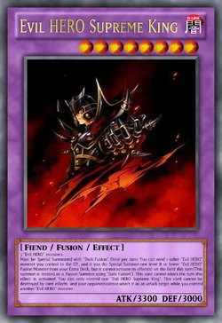 Evil HERO Supreme King | Yu-Gi-Oh Card Maker Wiki | Fandom