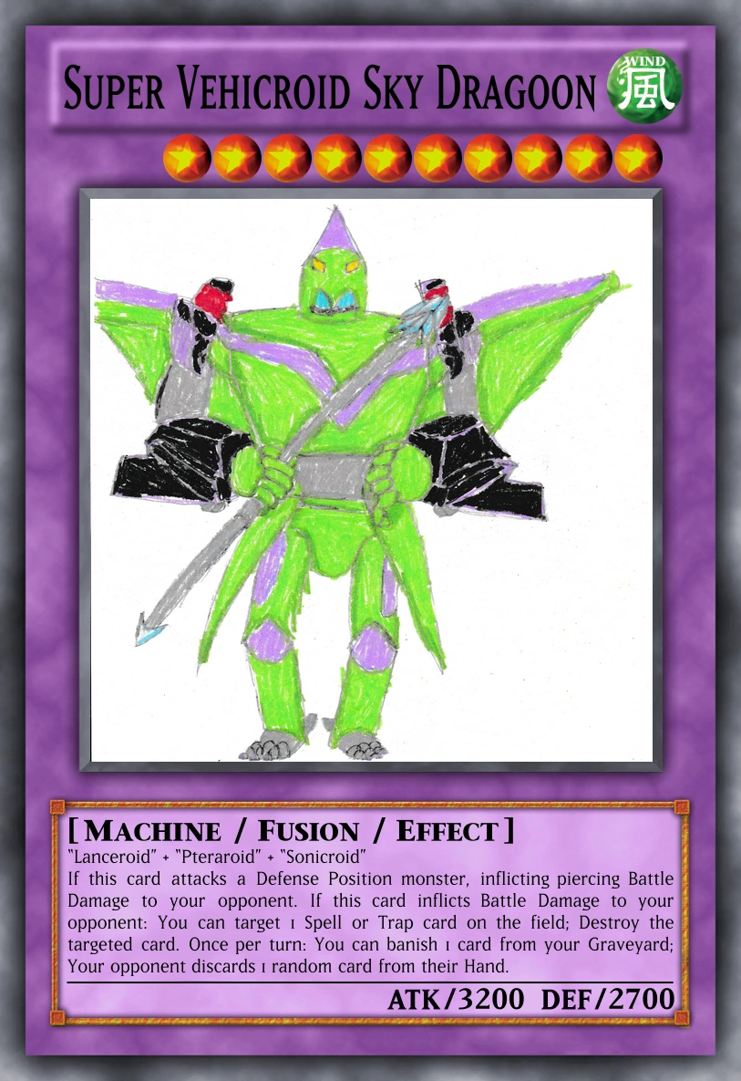 Super Vehicroid Sky Dragoon | Yu-Gi-Oh Card Maker Wiki | Fandom