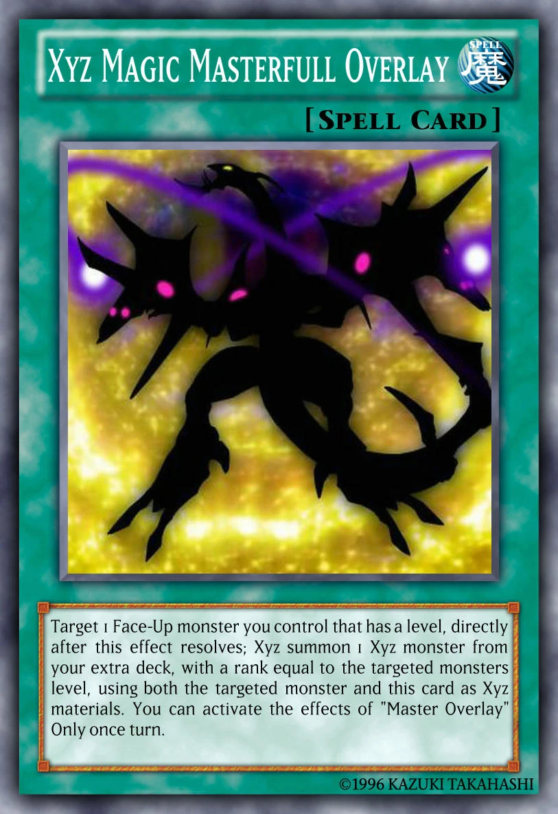 Xyz Magic Masterfull Overlay | Yu-Gi-Oh Card Maker Wiki | Fandom