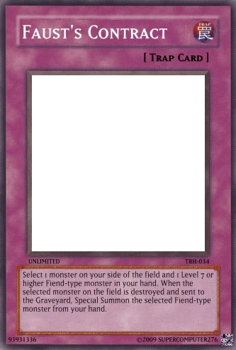 Faust's Contract | Yu-Gi-Oh Card Maker Wiki | Fandom