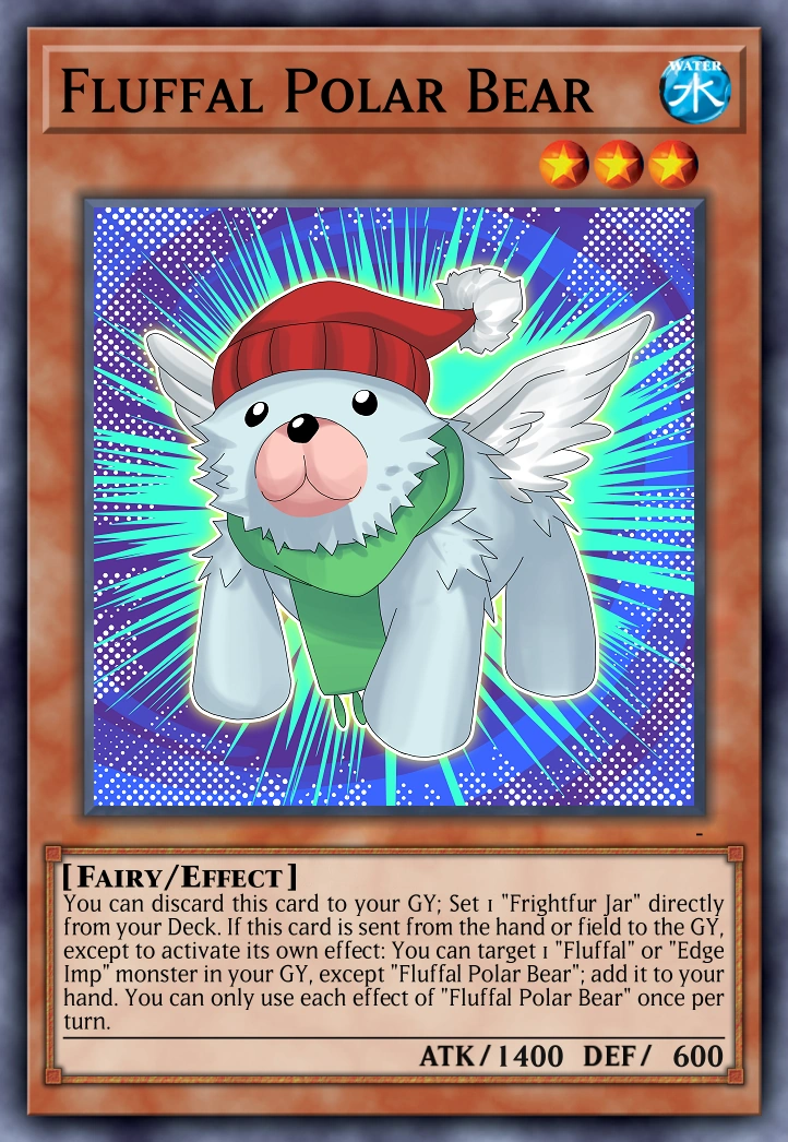 Fluffal Polar Bear | Yu-Gi-Oh Card Maker Wiki | Fandom