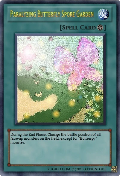 Paralyzing Butterfly Spore Garden | Yu-Gi-Oh Card Maker Wiki | Fandom