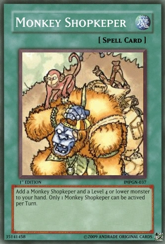Monkey Shopkeeper | Yu-Gi-Oh Card Maker Wiki | Fandom
