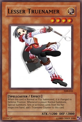 Lesser Truenamer | Yu-Gi-Oh Card Maker Wiki | Fandom