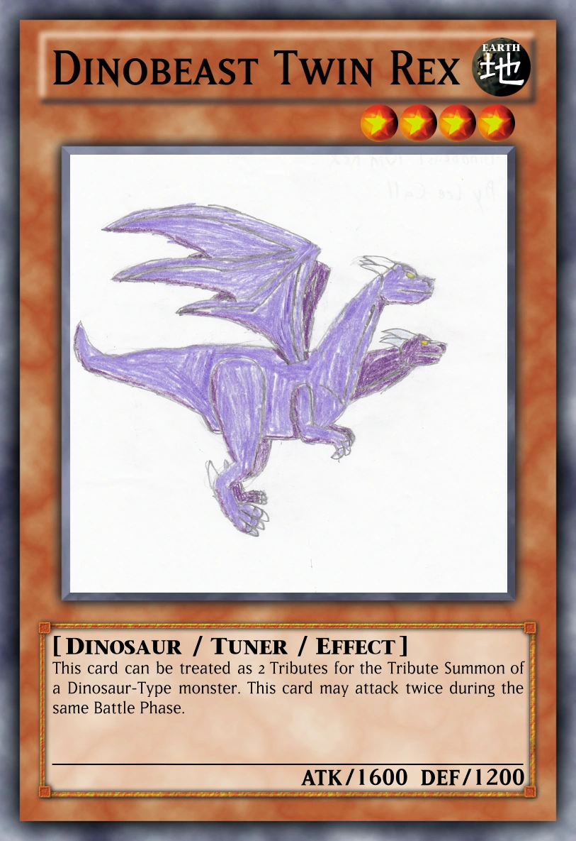 Dinobeast Twin Rex | Yu-Gi-Oh Card Maker Wiki | Fandom