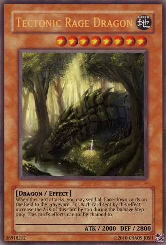 Tectonic Rage Dragon | Yu-Gi-Oh Card Maker Wiki | Fandom