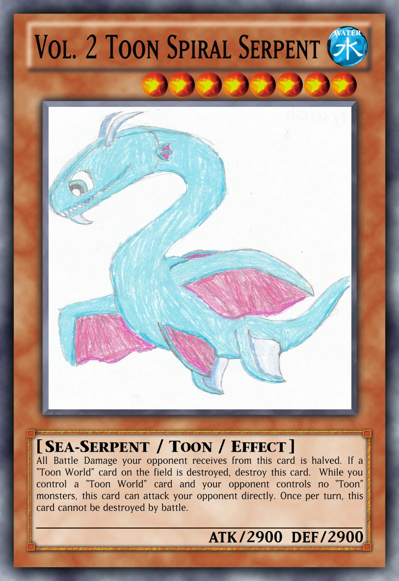 Vol. 2 Toon Spiral Serpent | Yu-Gi-Oh Card Maker Wiki | Fandom