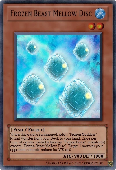 Frozen Beast Mellow Disc | Yu-Gi-Oh Card Maker Wiki | Fandom