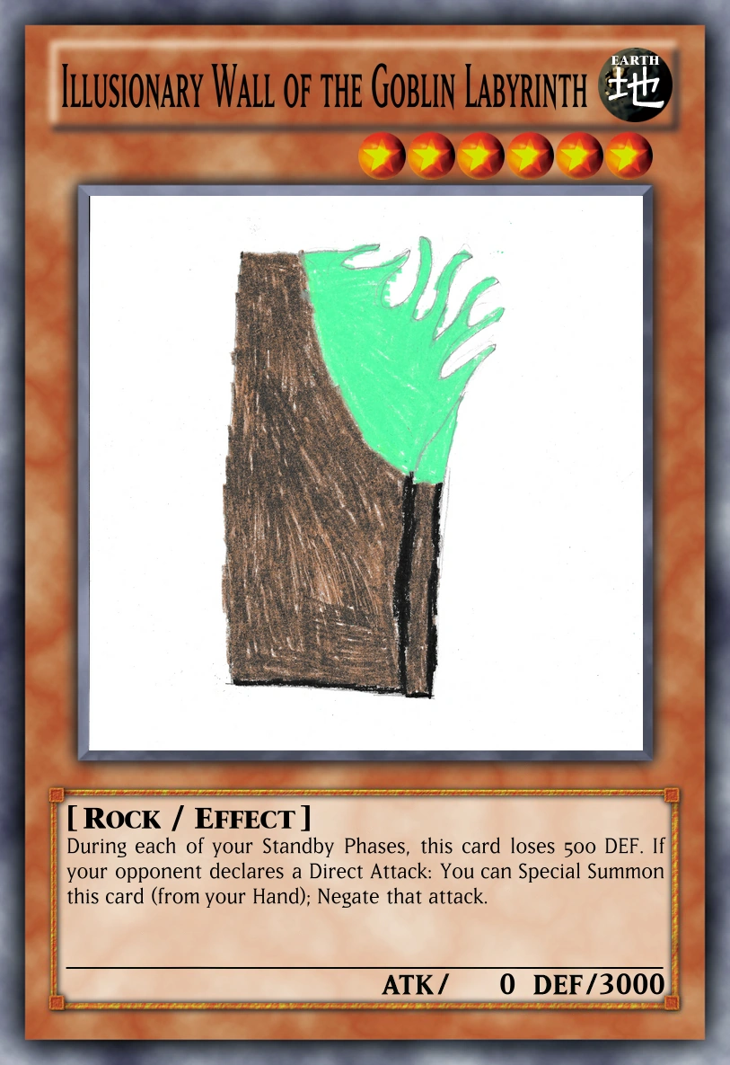 Illusionary Wall of the Goblin Labyrinth | Yu-Gi-Oh Card Maker Wiki ...