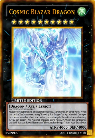 Galaxy Blazar Dragon | Yu-Gi-Oh Card Maker Wiki | Fandom