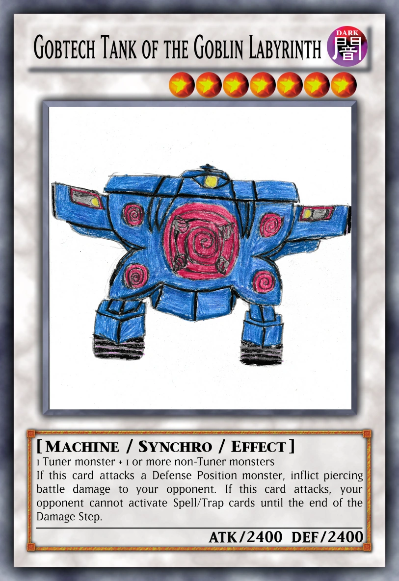 Gobtech Tank of the Goblin Labyrinth | Yu-Gi-Oh Card Maker Wiki | Fandom