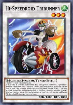 Hi-Speedroid Trirunner | Yu-Gi-Oh Card Maker Wiki | Fandom