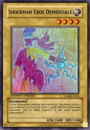 Demential HERO Shockman | Yu-Gi-Oh Card Maker Wiki | Fandom