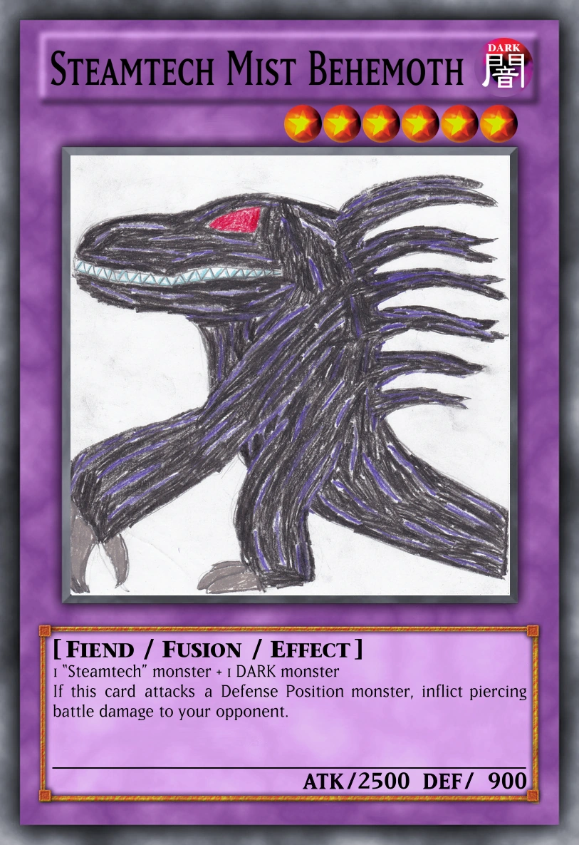 Steamtech Mist Behemoth | Yu-Gi-Oh Card Maker Wiki | Fandom