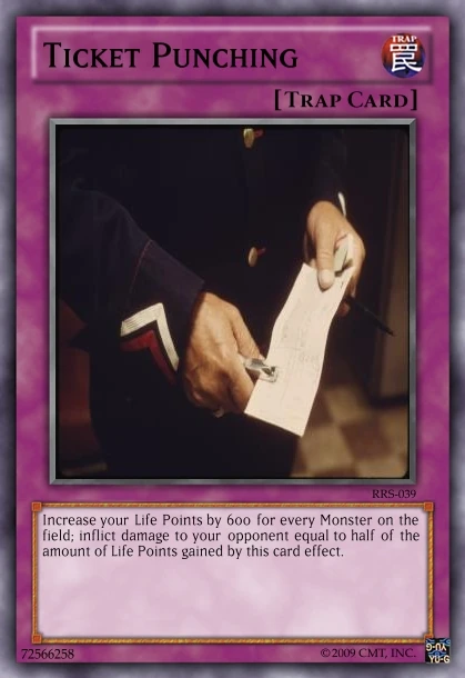 Ticket Punching | Yu-Gi-Oh Card Maker Wiki | Fandom