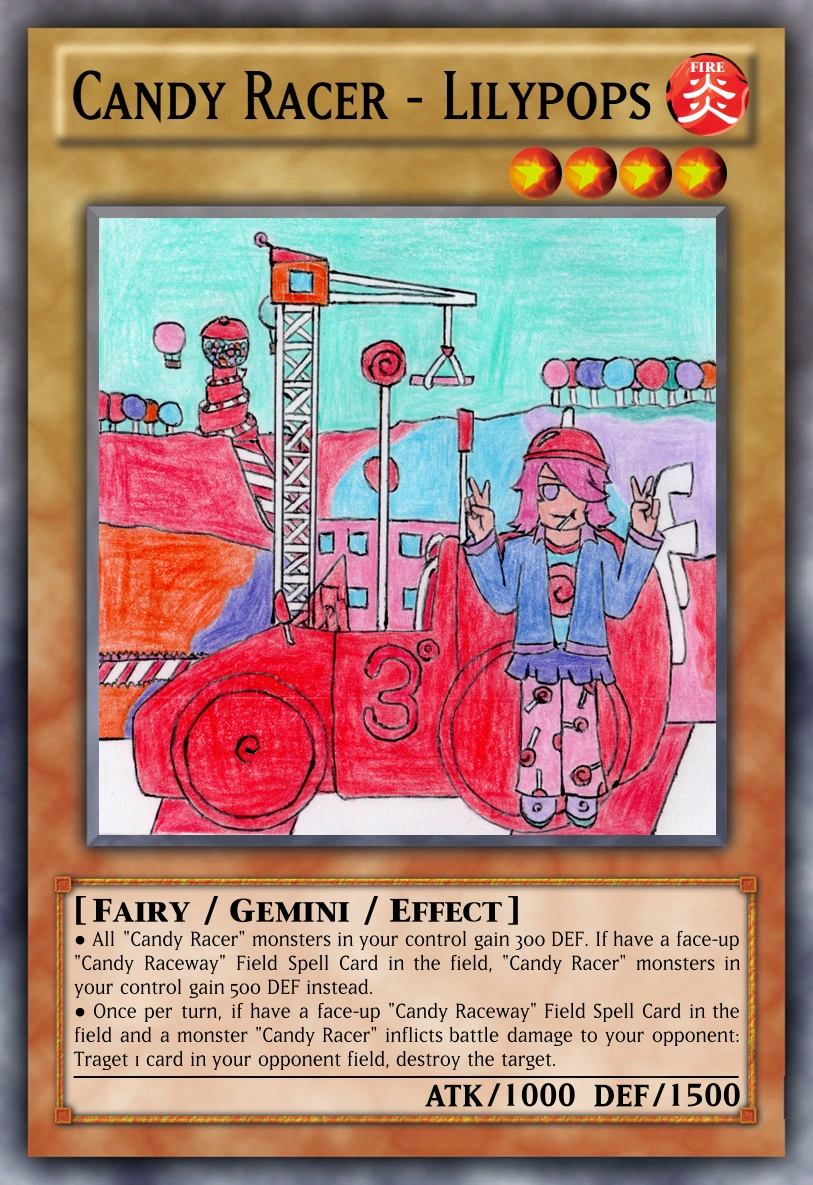 Candy Racer - Lilypops | Yu-Gi-Oh Card Maker Wiki | Fandom