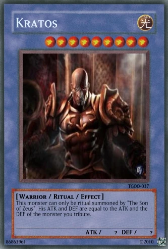 Kratos | Yu-Gi-Oh Card Maker Wiki | Fandom