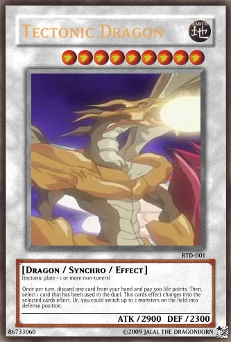 Tectonic Dragon | Yu-Gi-Oh Card Maker Wiki | Fandom