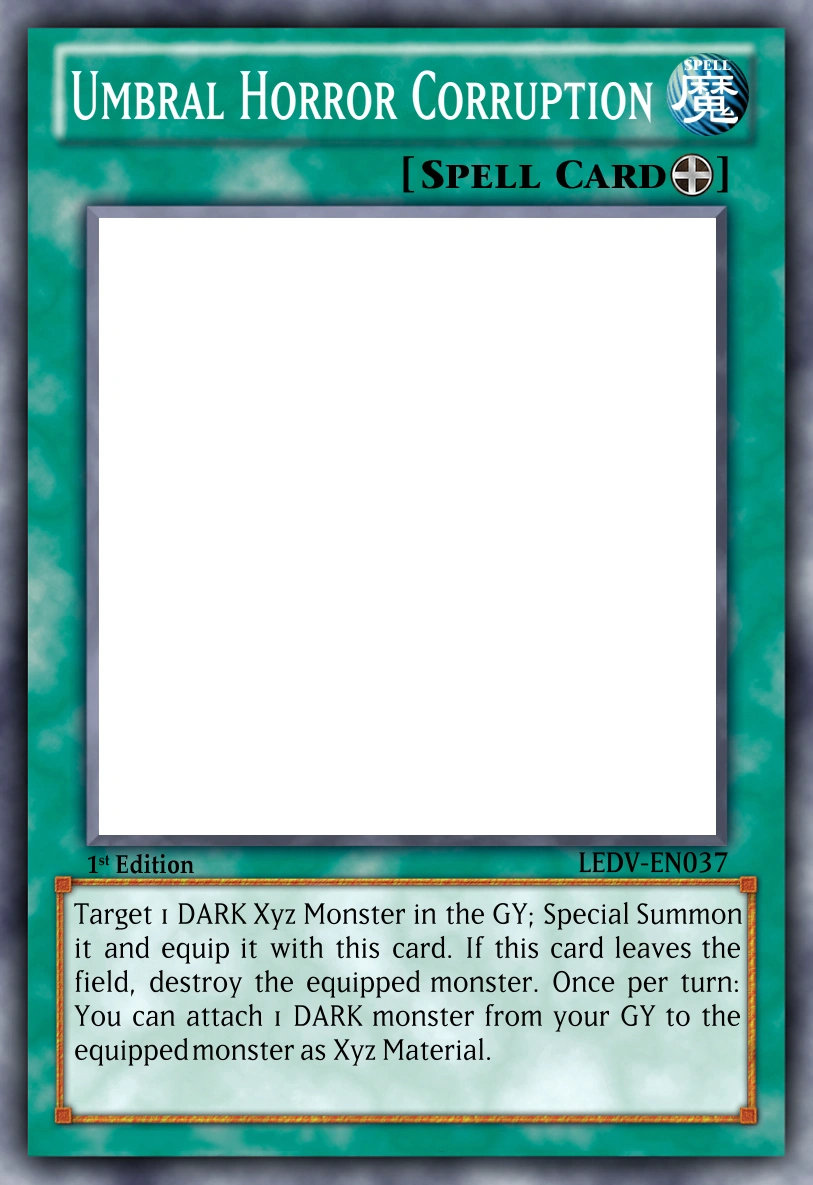 Umbral Horror Corruption | Yu-Gi-Oh Card Maker Wiki | Fandom