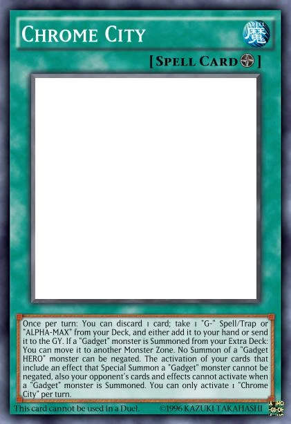 Chrome City | Yu-Gi-Oh Card Maker Wiki | Fandom