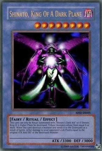 Shinato, King of a Dark Plane | Yu-Gi-Oh Card Maker Wiki | Fandom