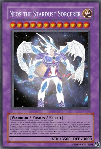 Neos the Stardust Sorcerer | Yu-Gi-Oh Card Maker Wiki | Fandom