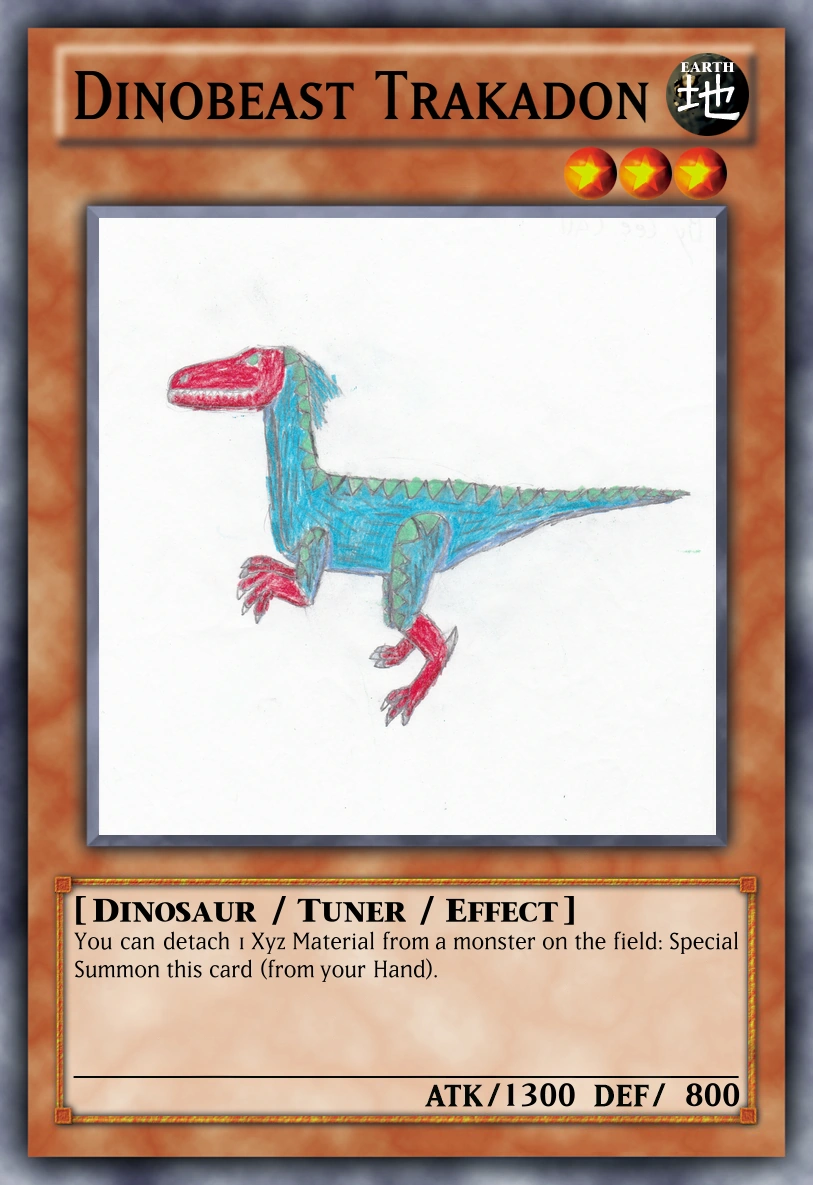 Dinobeast Trakadon | Yu-Gi-Oh Card Maker Wiki | Fandom