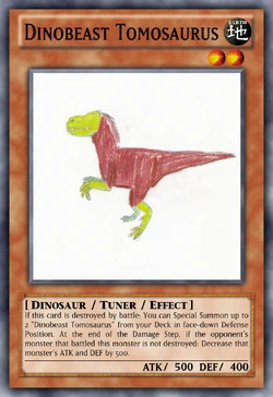 Dinobeast Tomosaurus | Yu-Gi-Oh Card Maker Wiki | Fandom