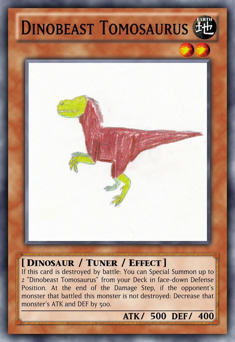 Dinobeast Tomosaurus | Yu-Gi-Oh Card Maker Wiki | Fandom