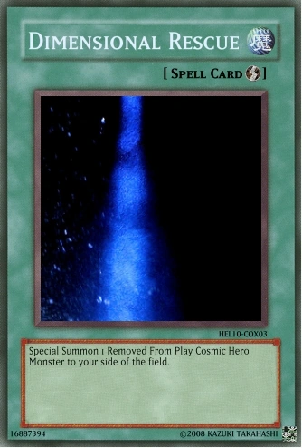 Dimensional Rescue | Yu-Gi-Oh Card Maker Wiki | Fandom