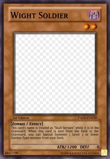 Wight Soldier | Yu-Gi-Oh Card Maker Wiki | Fandom