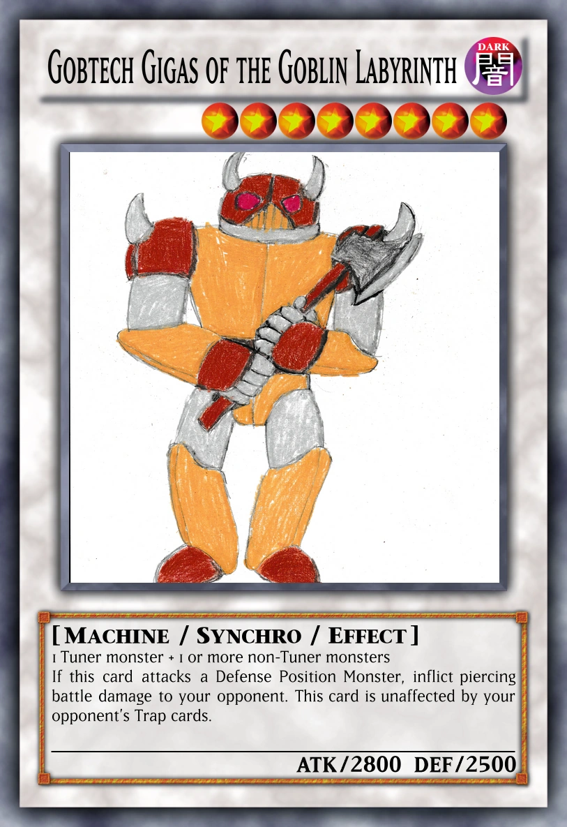 Gobtech Gigas of the Goblin Labyrinth | Yu-Gi-Oh Card Maker Wiki | Fandom