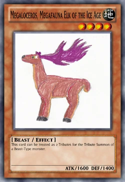 Megaloceros, Megafauna Elk of the Ice Age | Yu-Gi-Oh Card Maker Wiki ...