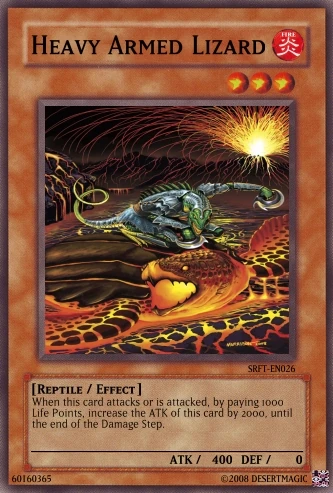Heavy Armed Lizard | Yu-Gi-Oh Card Maker Wiki | Fandom