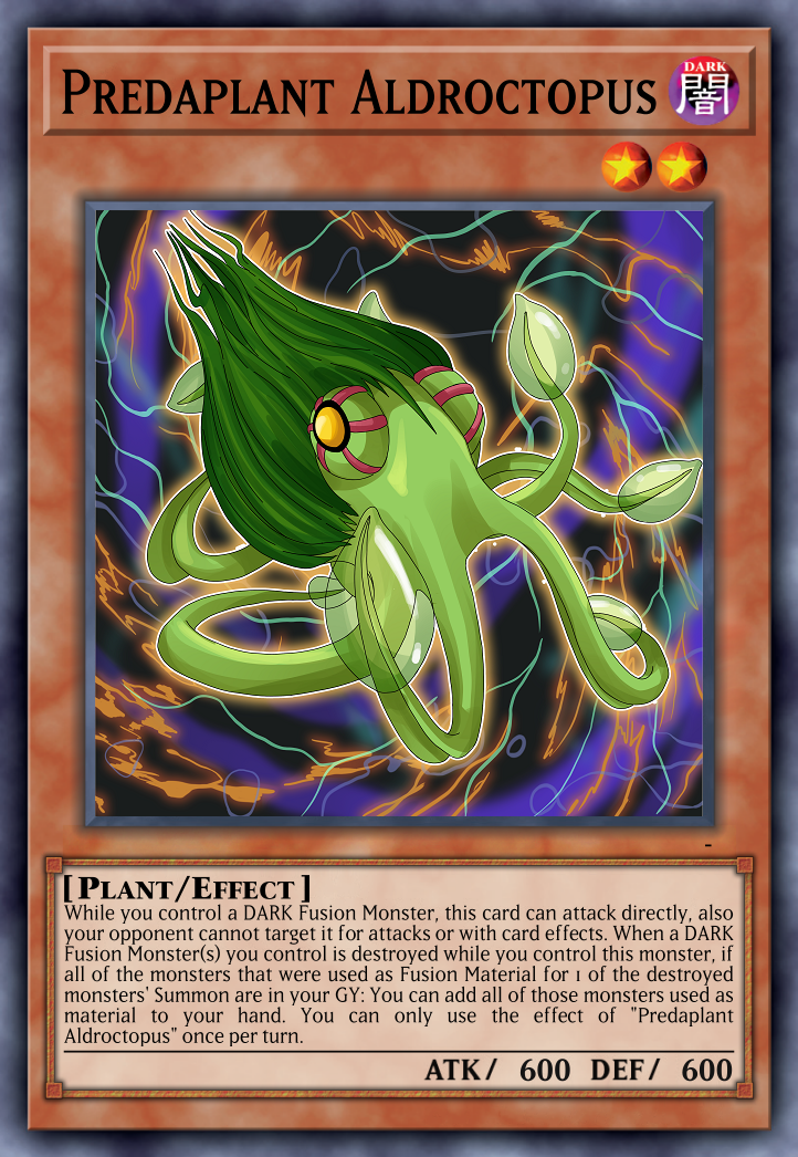Predaplant Aldroctopus | Yu-Gi-Oh Card Maker Wiki | Fandom