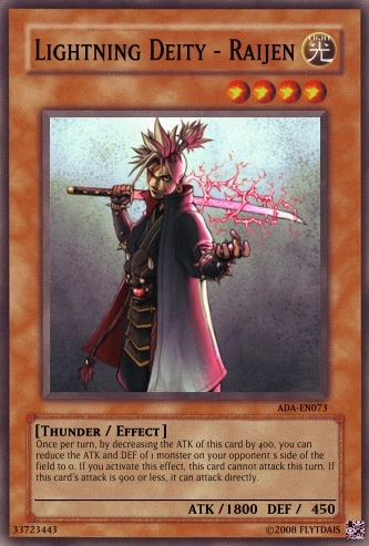 Lightning Deity - Raijen | Yu-Gi-Oh Card Maker Wiki | Fandom
