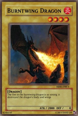Burntwing Dragon | Yu-Gi-Oh Card Maker Wiki | Fandom