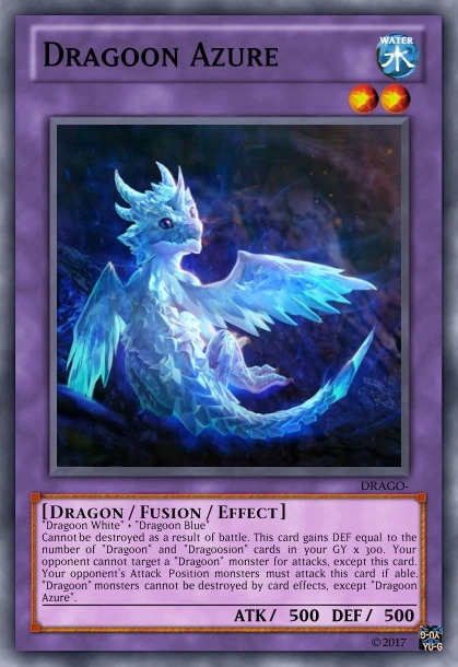 Dragoon Azure | Yu-Gi-Oh Card Maker Wiki | Fandom