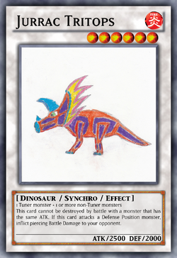Jurrac Tritops | Yu-Gi-Oh Card Maker Wiki | Fandom