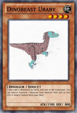 Dinobeast Uraby | Yu-Gi-Oh Card Maker Wiki | Fandom