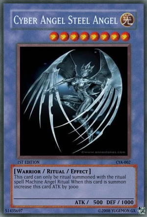 Cyber Angel Steel Angel | Yu-Gi-Oh Card Maker Wiki | Fandom